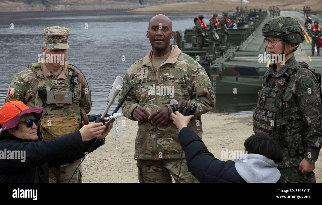 14 March 2026 – Yeoncheon, South Korea: United States Army general ...