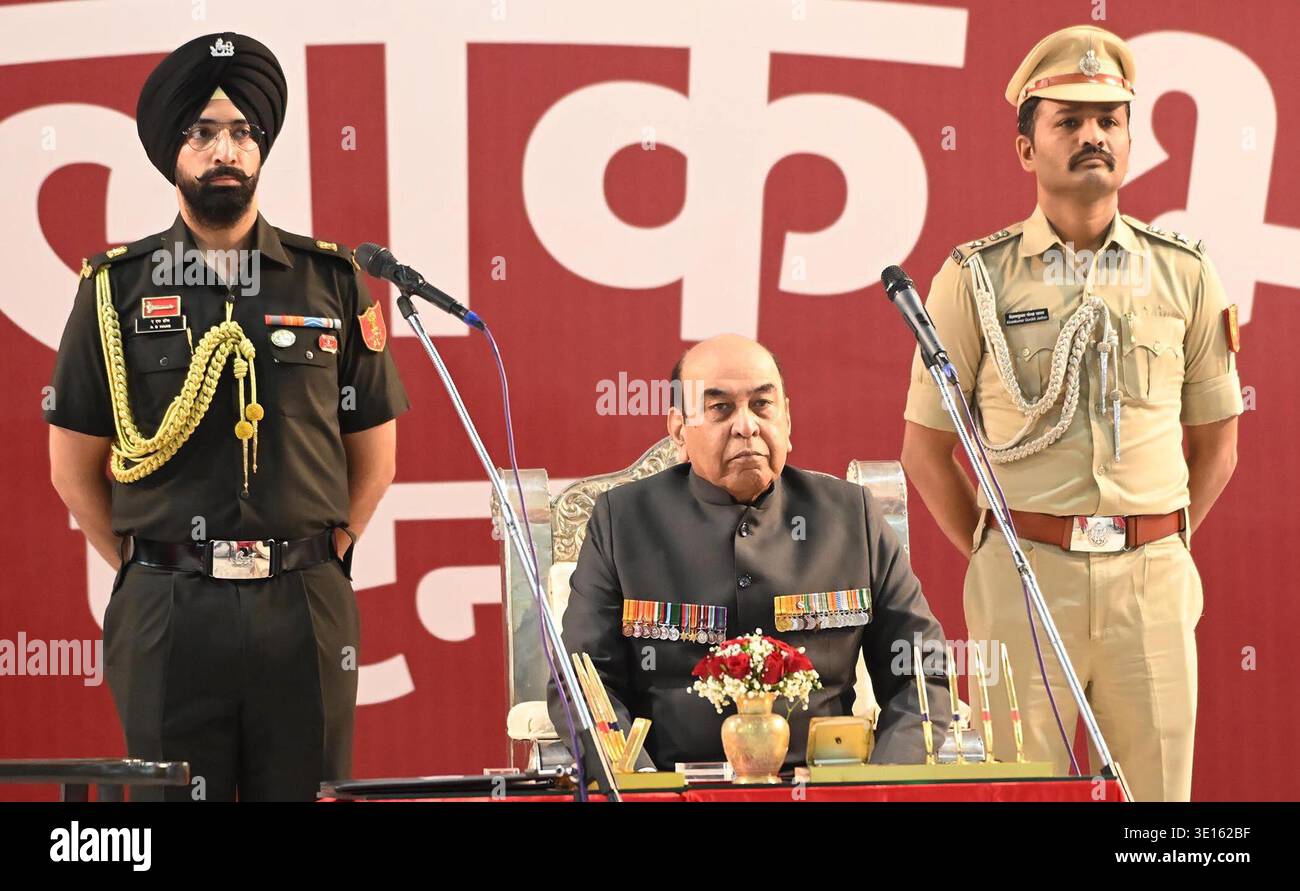 PATNA, INDIA - MARCH 14: Syed Ata Hasnain taking oath as the new ...