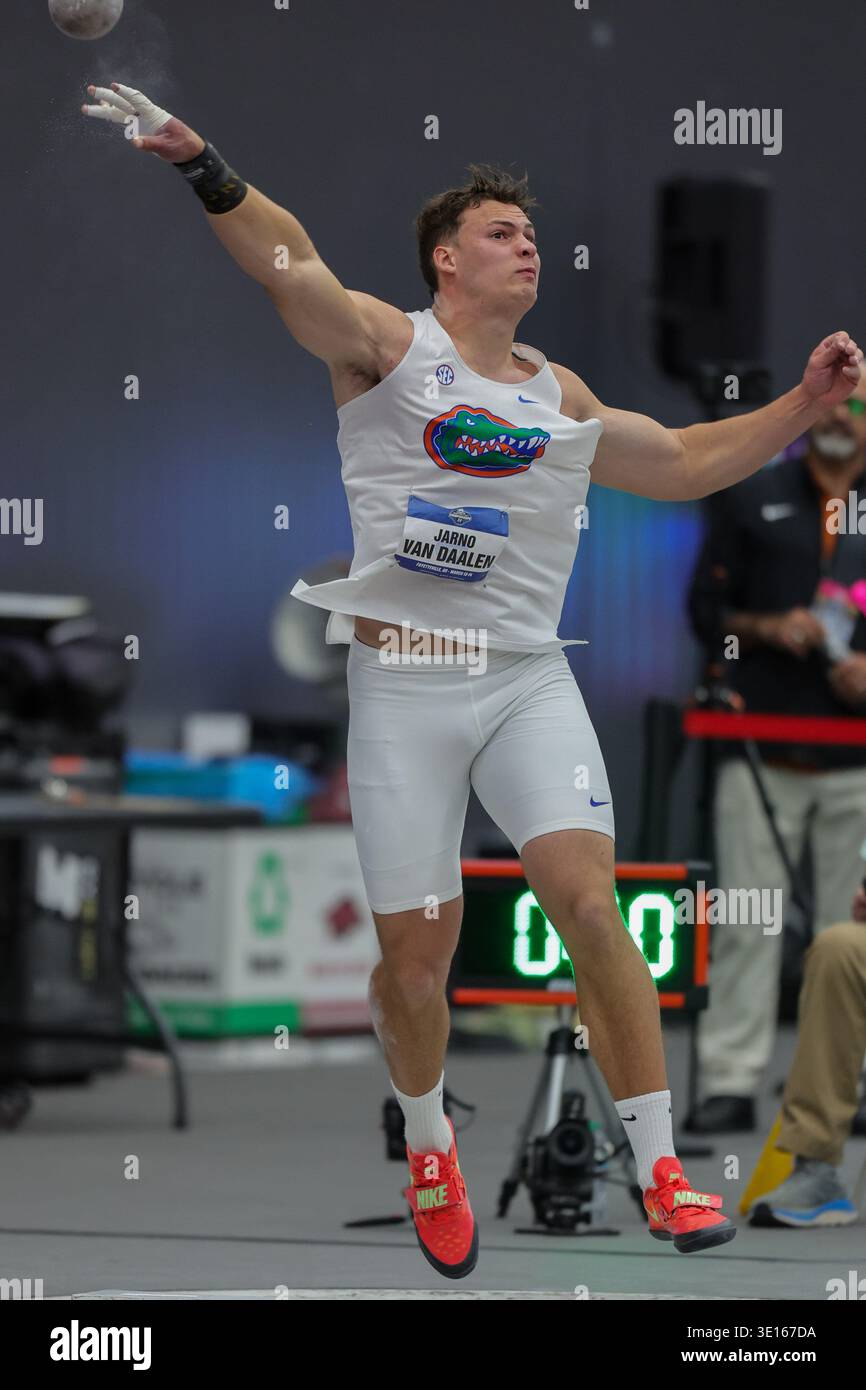 March 14, 2026: Jarno Van Daalen of Florida releases the put from his ...