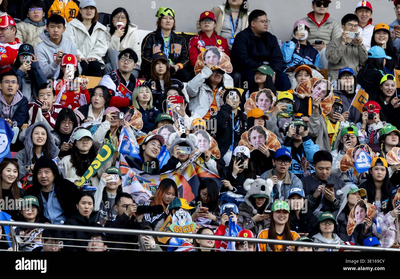 SHANGHAI - Race fans ahead of the race at the Shanghai International ...