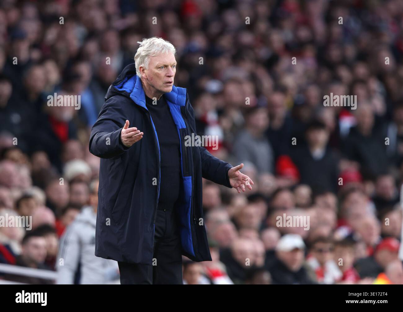 London, UK. 14th Mar, 2026. David Moyes (Everton manager) at the ...