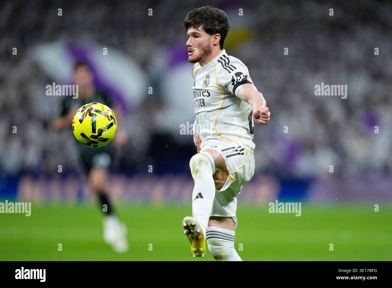 Fran Garcia of Real Madrid during the Spanish championship LaLiga ...