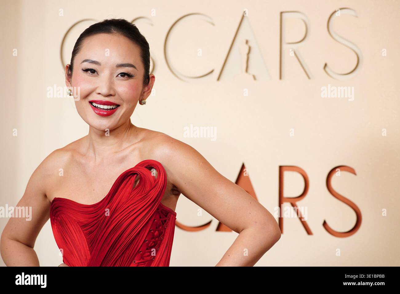 Li Jun Li arrives at the Oscars on Sunday, March 15, 2026, at the Dolby ...