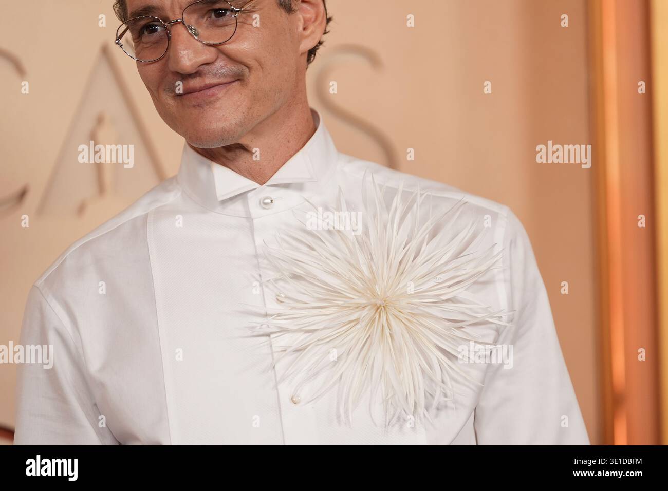 Pedro Pascal arrives at the Oscars on Sunday, March 15, 2026, at the ...