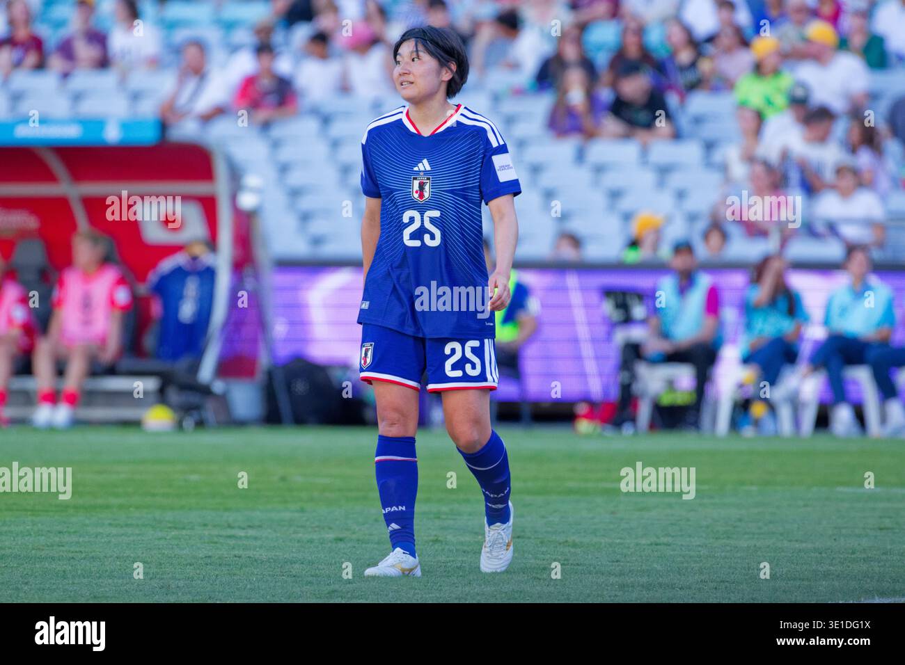Remina Chiba of Japan looks on during the AFC Women's Asian Cup ...