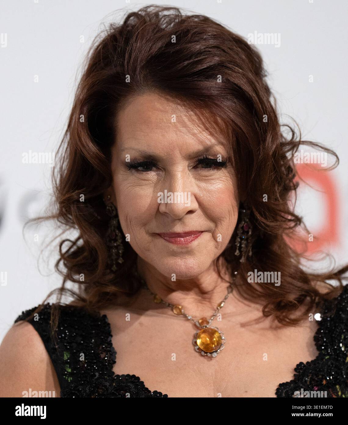 Joely Fisher arrives on the red carpet of the 34th Annual Elton John ...