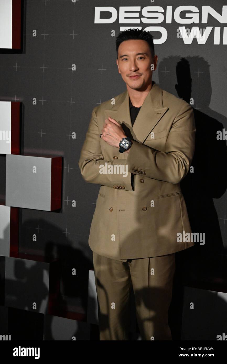 Taiwanese-American actor and model Sunny Wang attends an event in ...