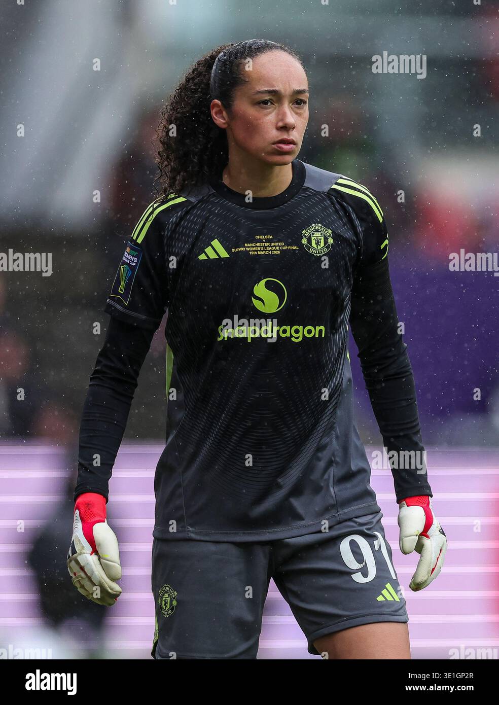 Manchester United goalkeeper Phallon Tullis-Joyce during the Subway ...