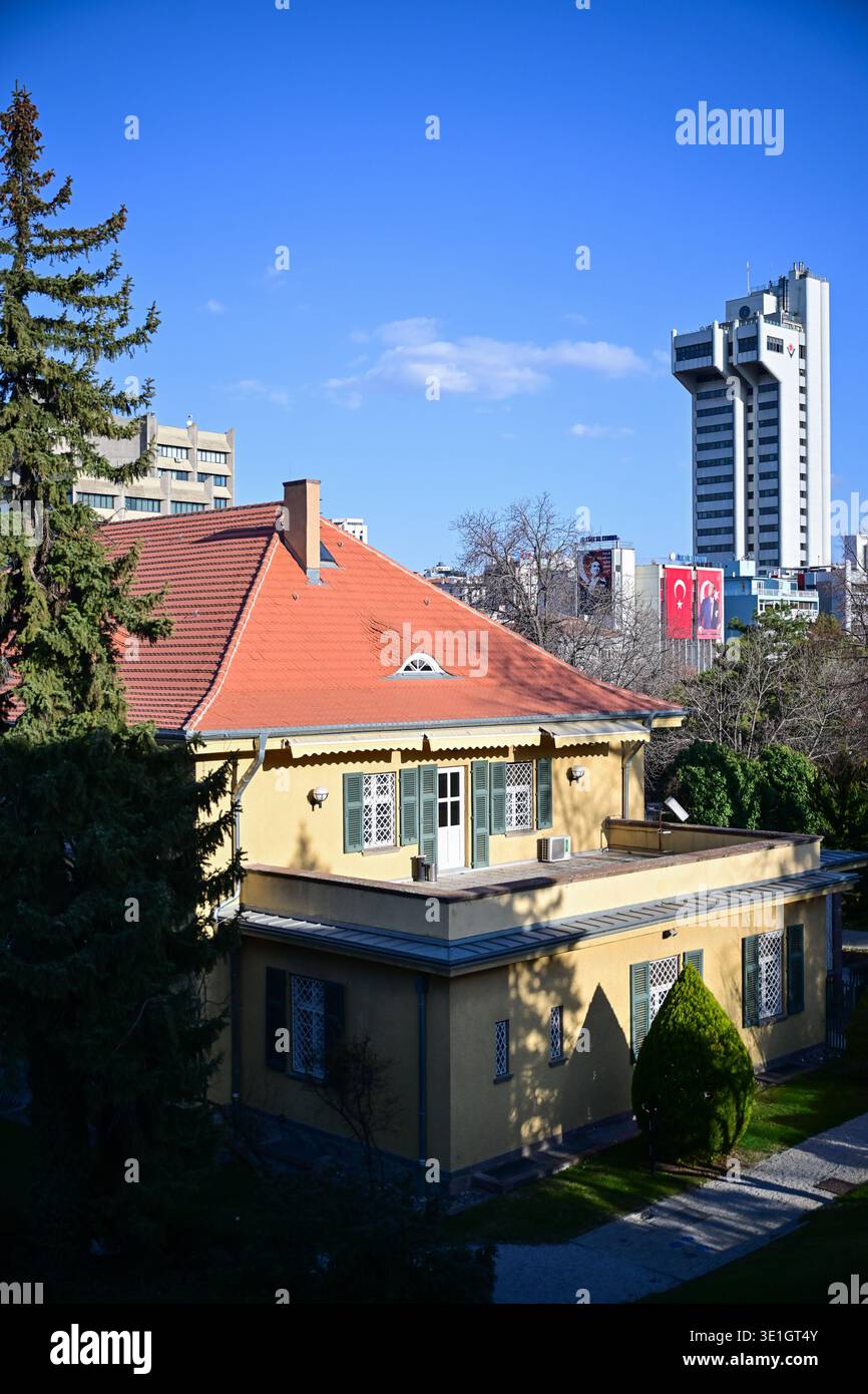 12 March 2026, Turkey, Ankara: A building of the German embassy in the ...