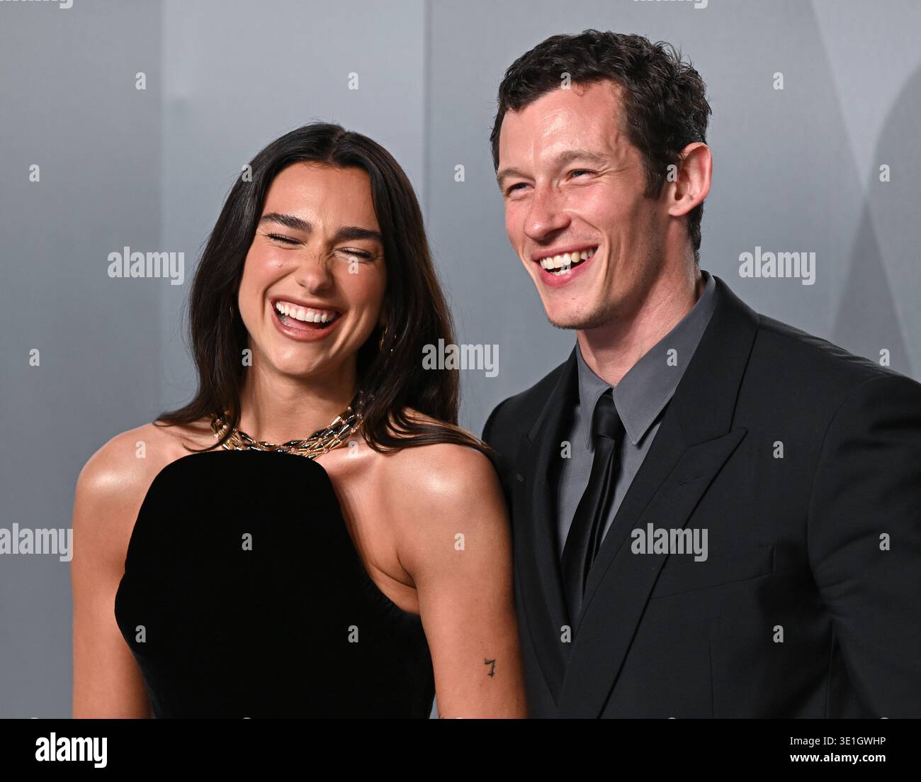 Los Angeles, USA. March 15th, 2026. Dua Lipa and Callum Turner arriving ...