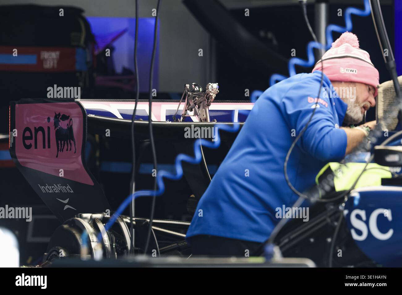 Alpine Rear wing, technical detail, during the Chinese GP, Formula 1 ...