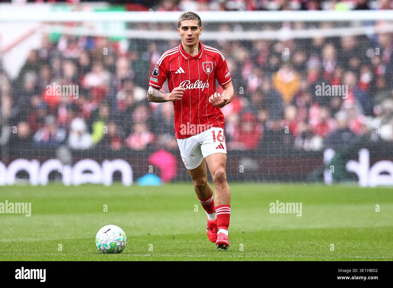 Nicolas Dominguez of Nottingham Forest during the Nottingham Forest v ...