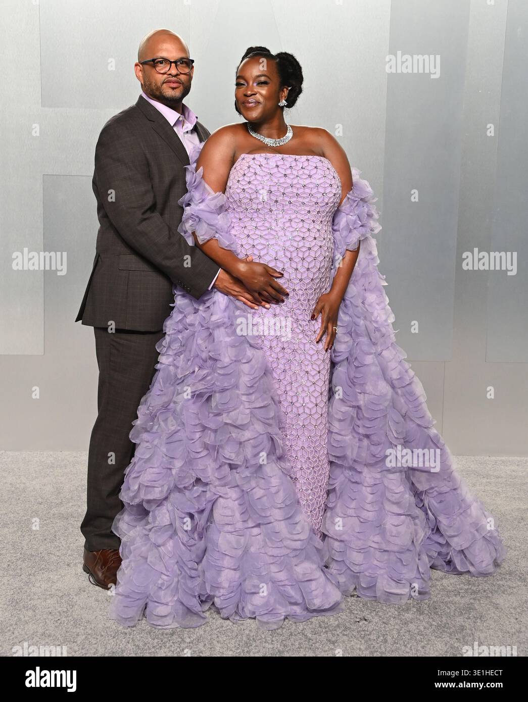 Wunmi Mosaku and Tash Moseley arriving to Vanity Fair Oscar Party 2026 ...