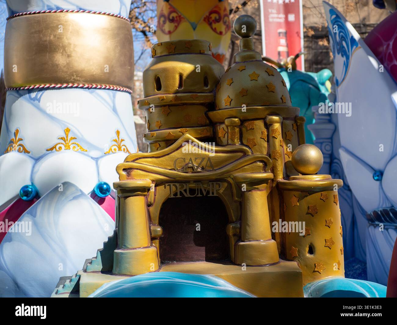 On the first day that the Fallas are on display during the annual ...