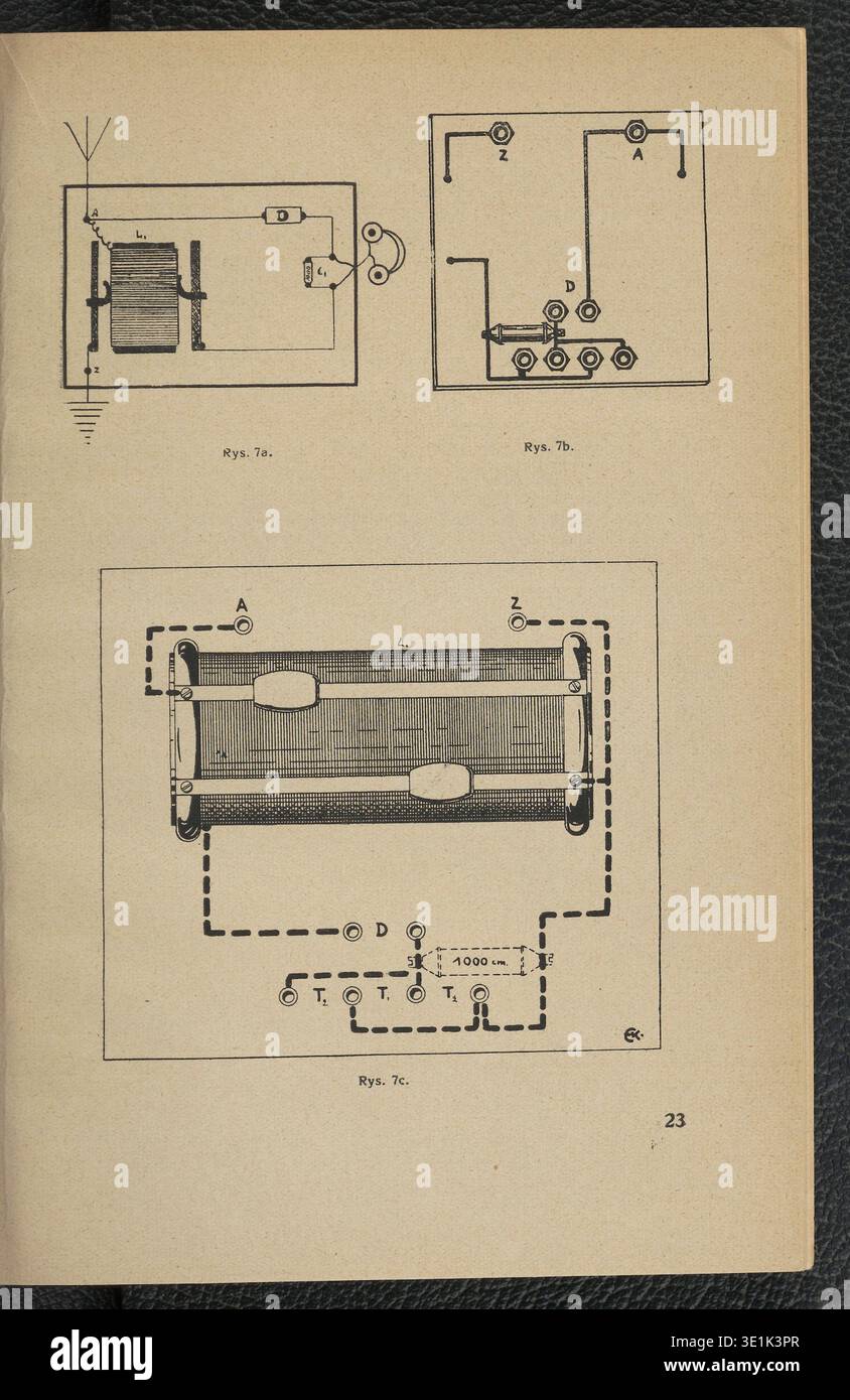 Short wave receiver construction guide hi-res stock photography and ...