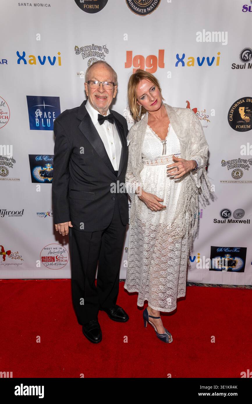 Director Harrison Engle, Christine Jardin attend LABA ICON AWARDS ...