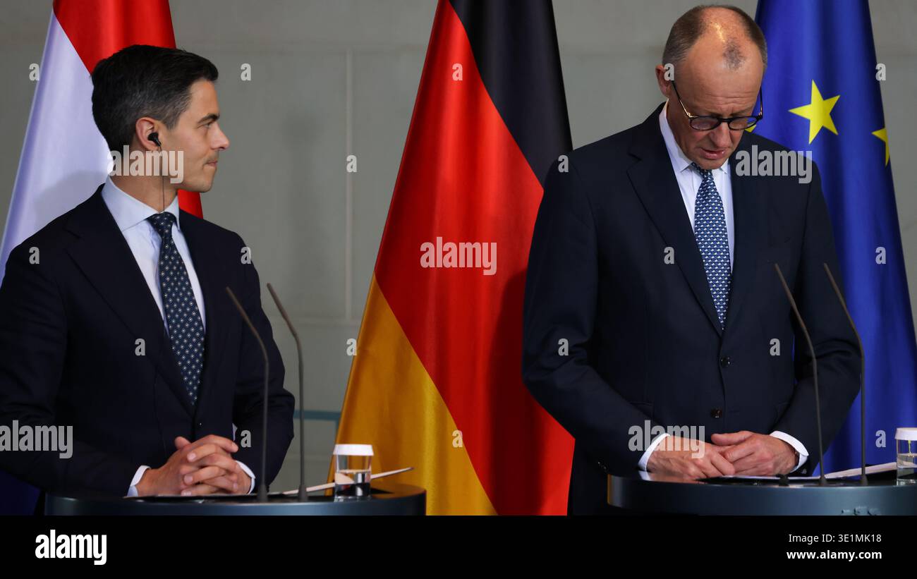 Berlin, Germany, 16th March. 2026. Press conference by Federal ...