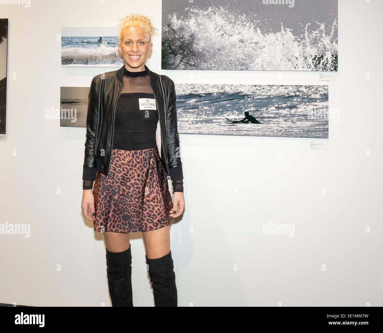 Ashley Medici attends One Art Space celebrates Women's History Month ...