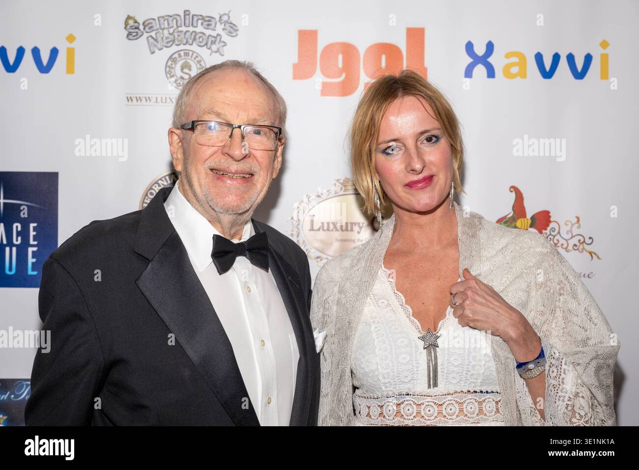 Director Harrison Engle, Christine Jardin attend LABA ICON AWARDS ...
