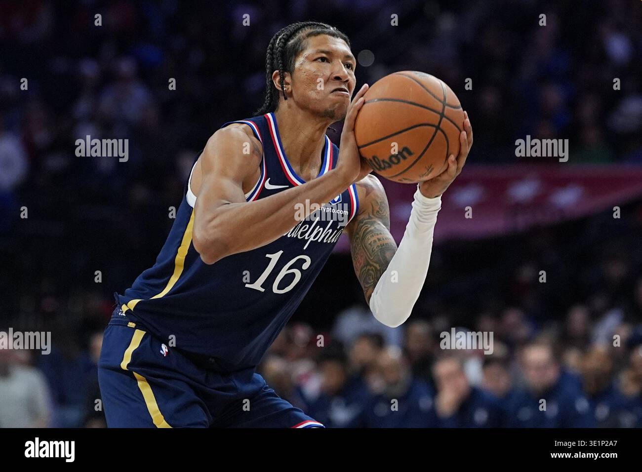 Philadelphia 76ers' Marjon Beauchamp in action during an NBA basketball ...