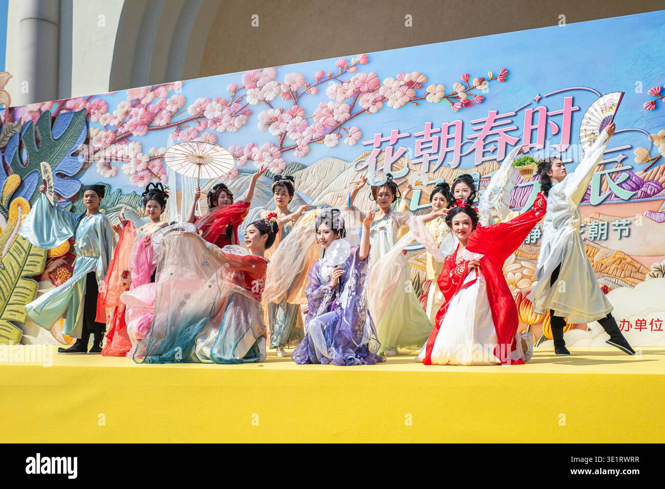 Visitors admire blooming tulips at Daning Park in Shanghai, China, 14 ...