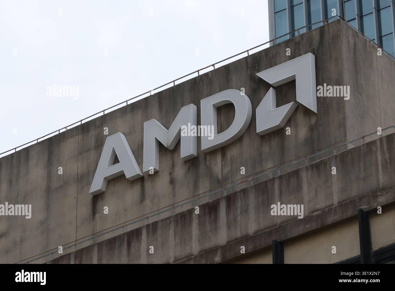 Shanghai,China-March 15th 2026: AMD company brand logo Stock Photo - Alamy