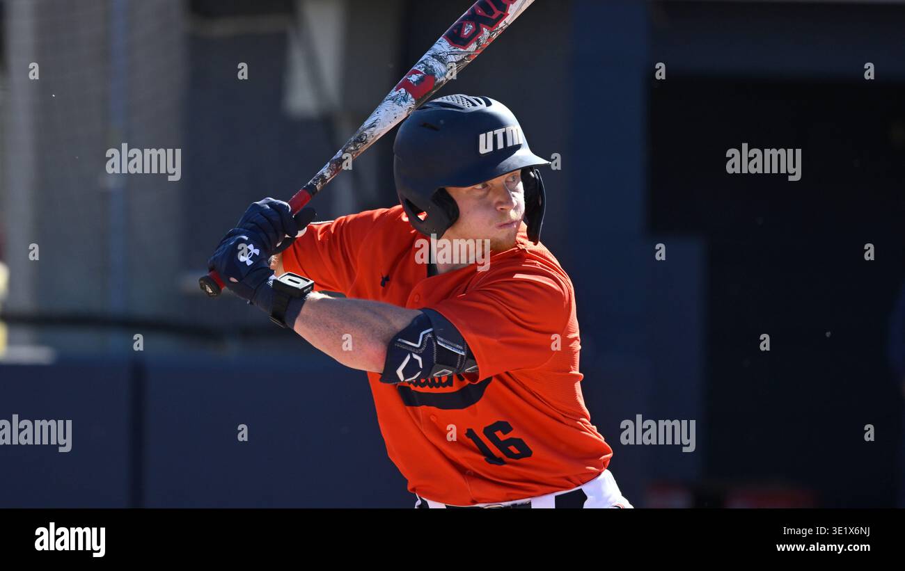 UT Martin utility Cullen Box (16) plays Citadel in an NCAA baseball ...