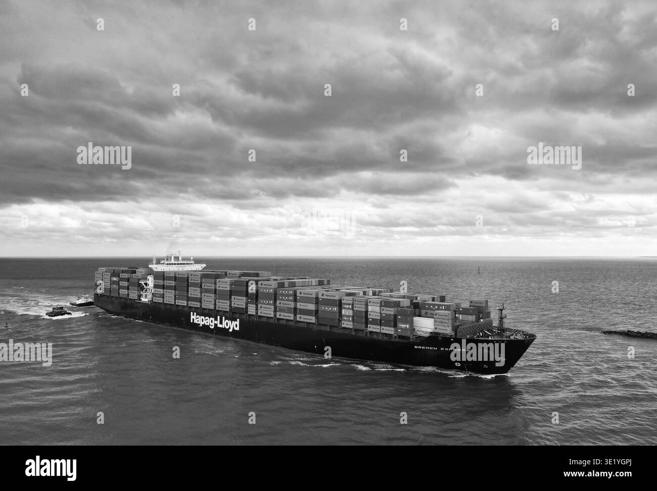 Miami, Florida, USA - January 16, 2025: Freight container on cargo ...