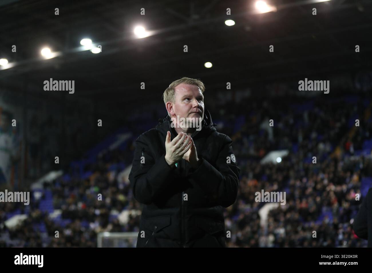 Birkenhead, UK, 17th March, 2026. Tranmere Rovers Manager Pete Wild ...