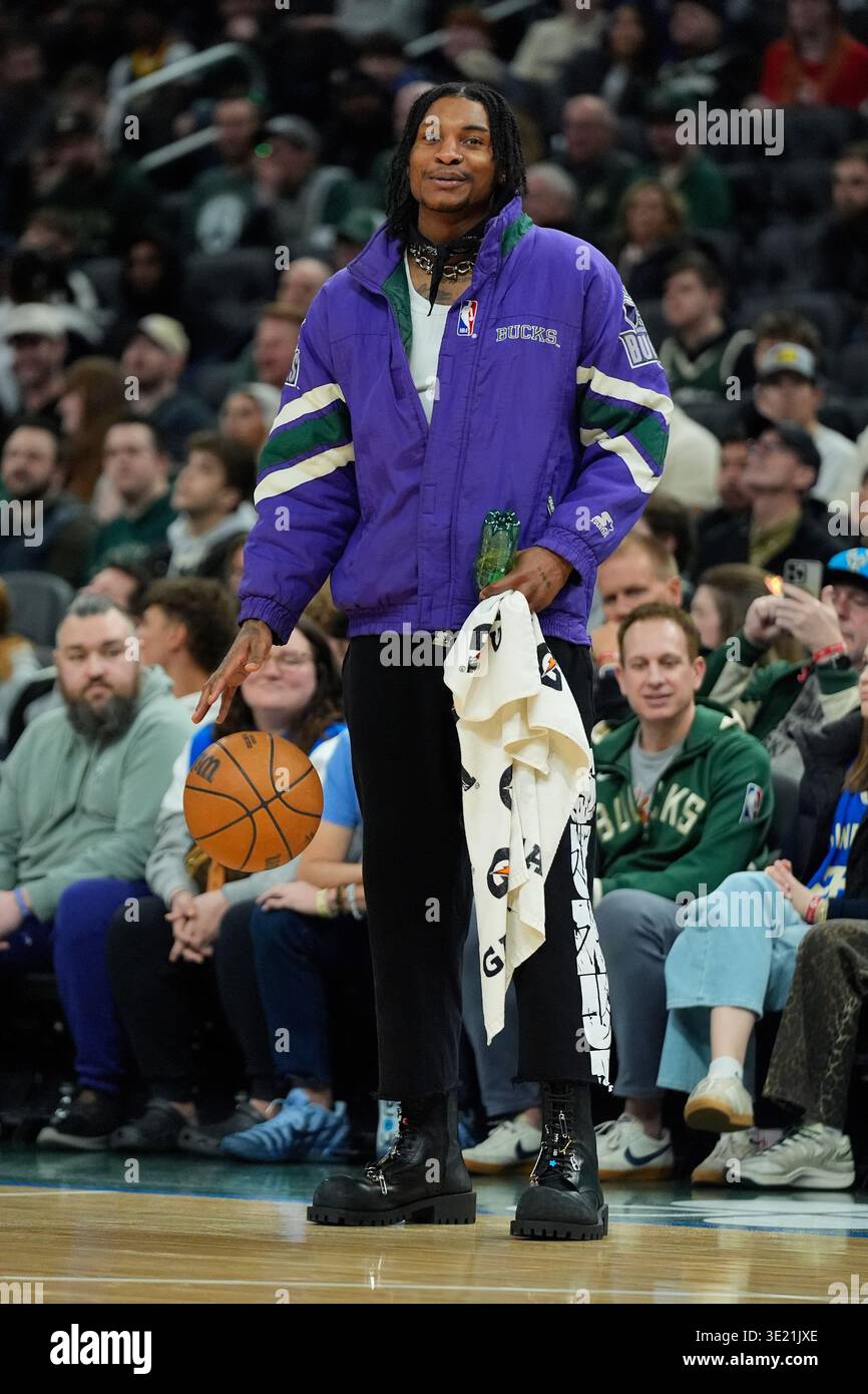 Milwaukee Bucks' Kevin Porter Jr. looks on during an NBA basketball ...