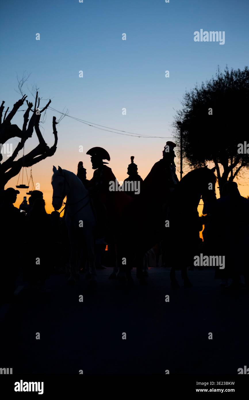 FORIO D'ISCHIA, ITALY - APRIL 07, 2023 - On Good Friday in Forio d ...