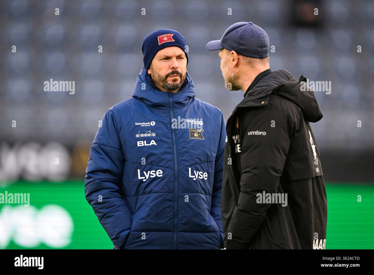 Stavanger 20260318. Viking coach Bjarte Lunde Aarsheim before the NM ...