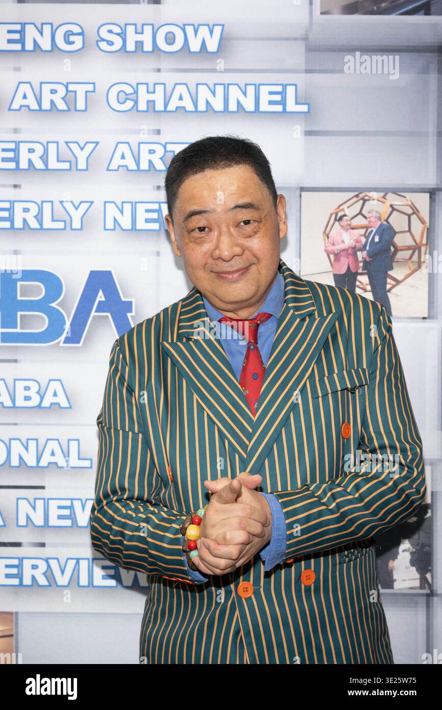 TV Host/Founder of Los Angeles Beverly Arts Joey Zhou attends LABA ...