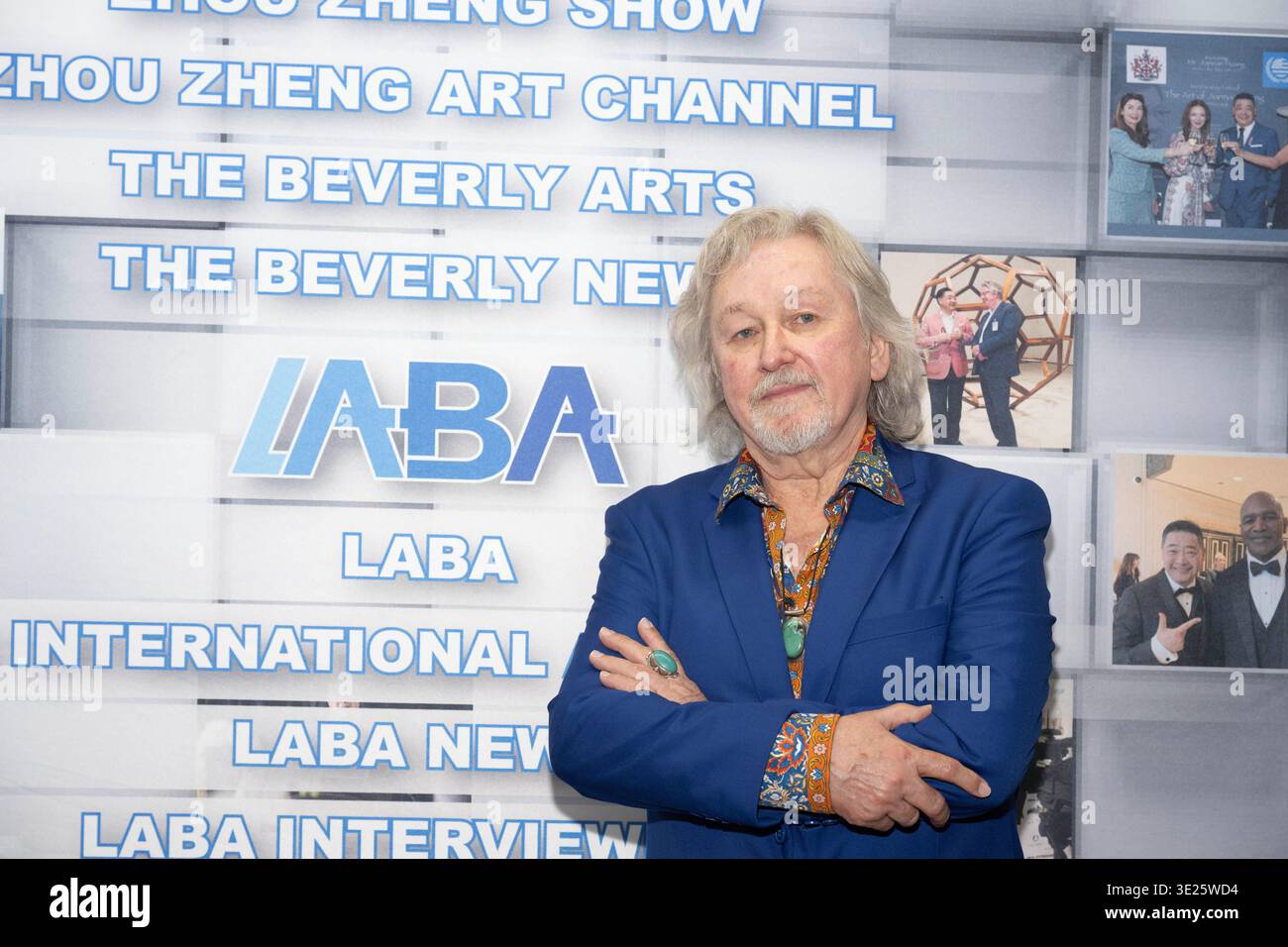 Fine Artist Michael Janzen attends LABA-Isegstar Art Performance at ...