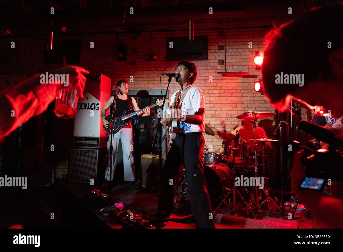 Social Cig performs at Marlow during the SXSW Music Festival in Austin ...