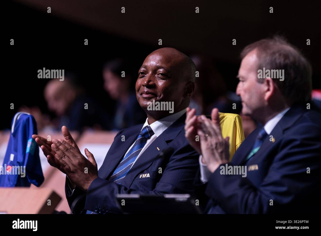 FILE - Confederation of African Football (CAF) President Patrice ...