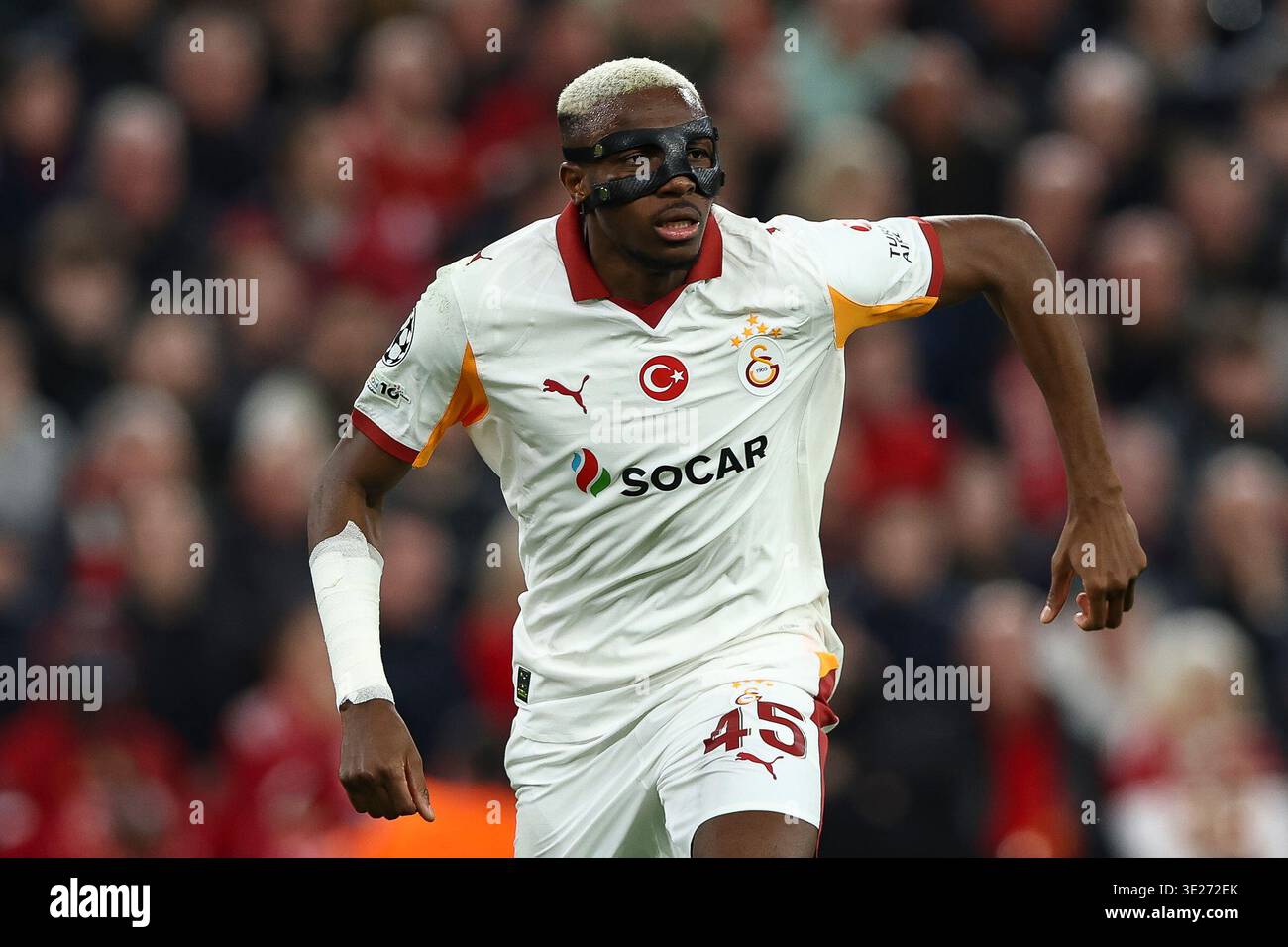 Victor Osimhen of Galatasaray during the Liverpool v Galatasaray S.K ...