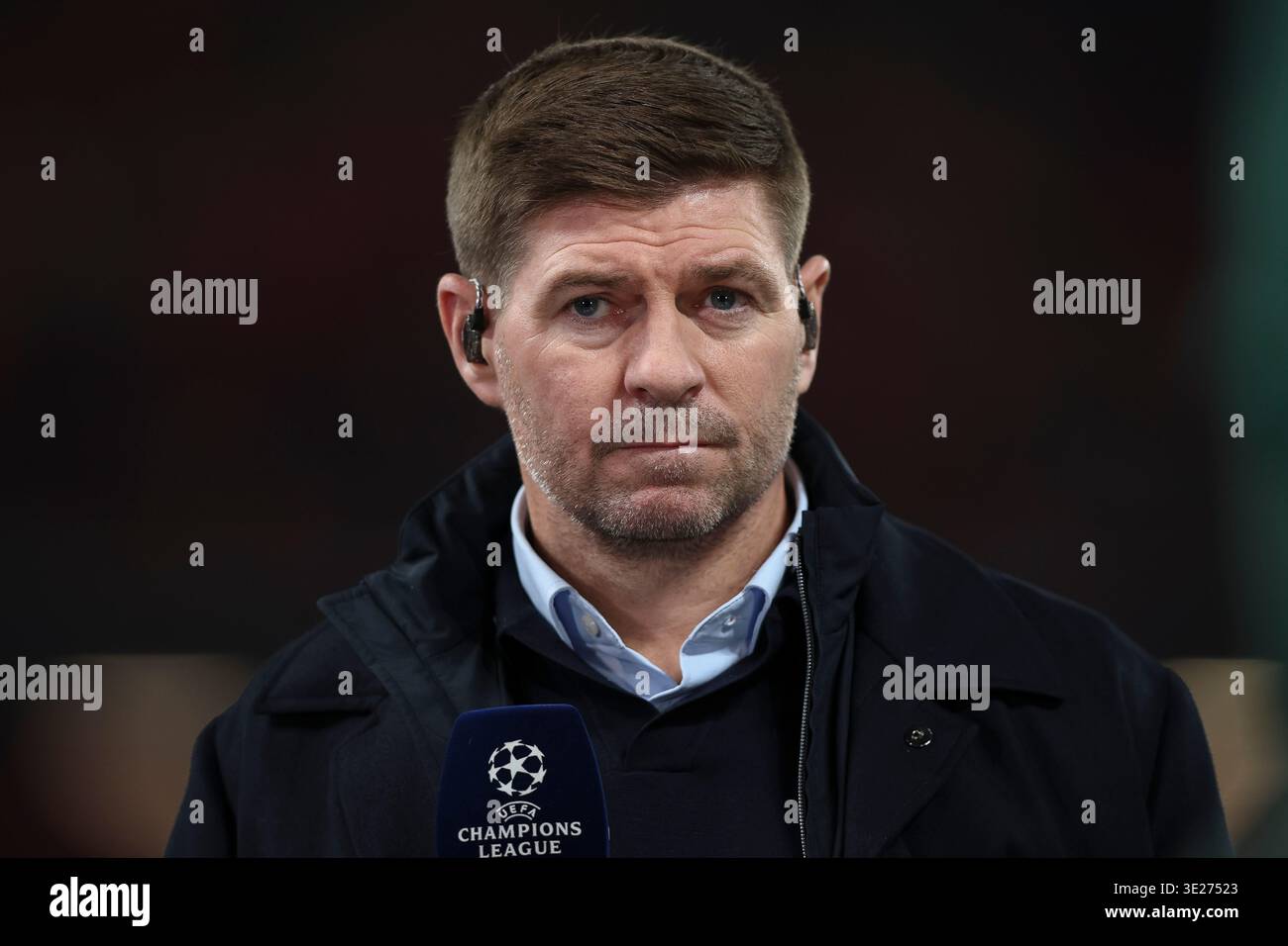 Steven Gerrard before the Liverpool v Galatasaray S.K. UEFA Champions ...