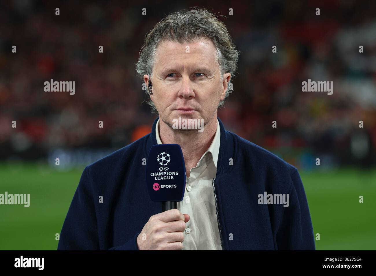Steve McManaman before the Liverpool v Galatasaray S.K. UEFA Champions ...