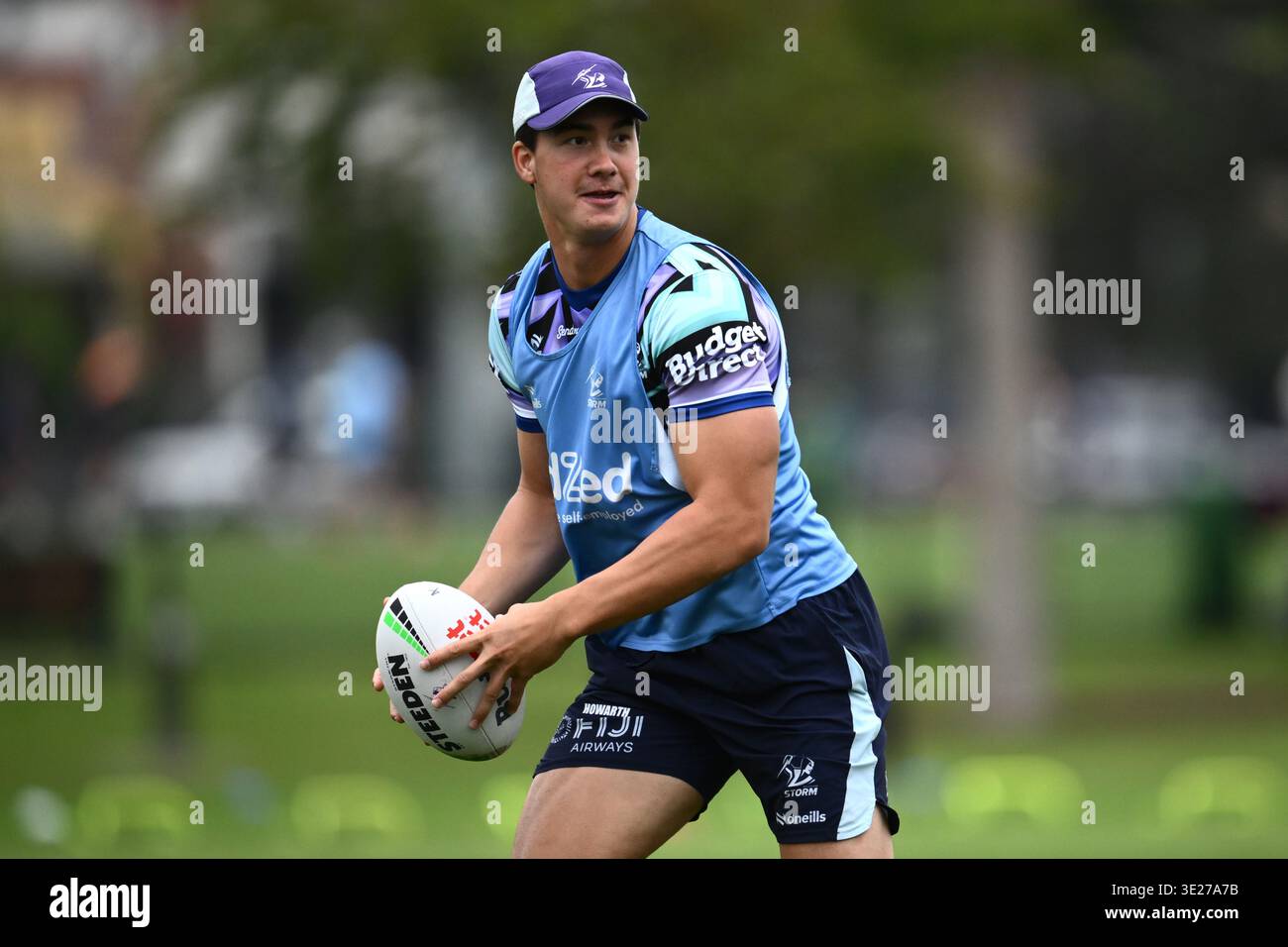 Melbourne, Australia. 19th Mar, 2026. Jack Howarth of the Storm during ...
