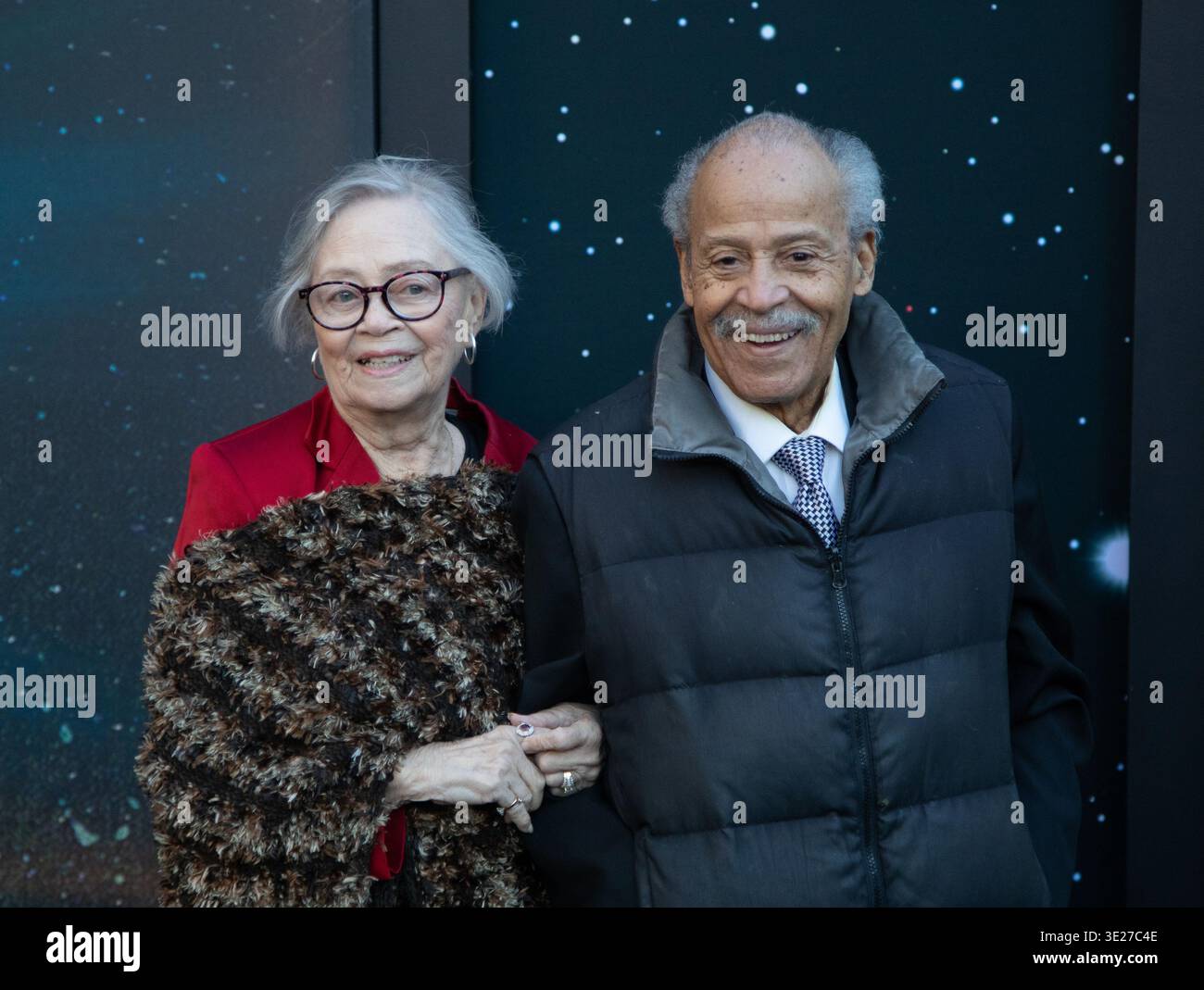 Barbara Dwight and Ed Dwight arrive on the red carpet at the premiere ...