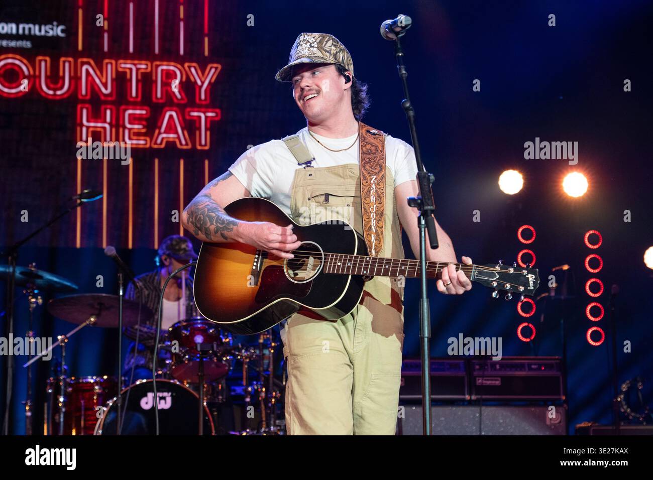 Zach John King performs during Amazon Music Presents Country Heat at ...