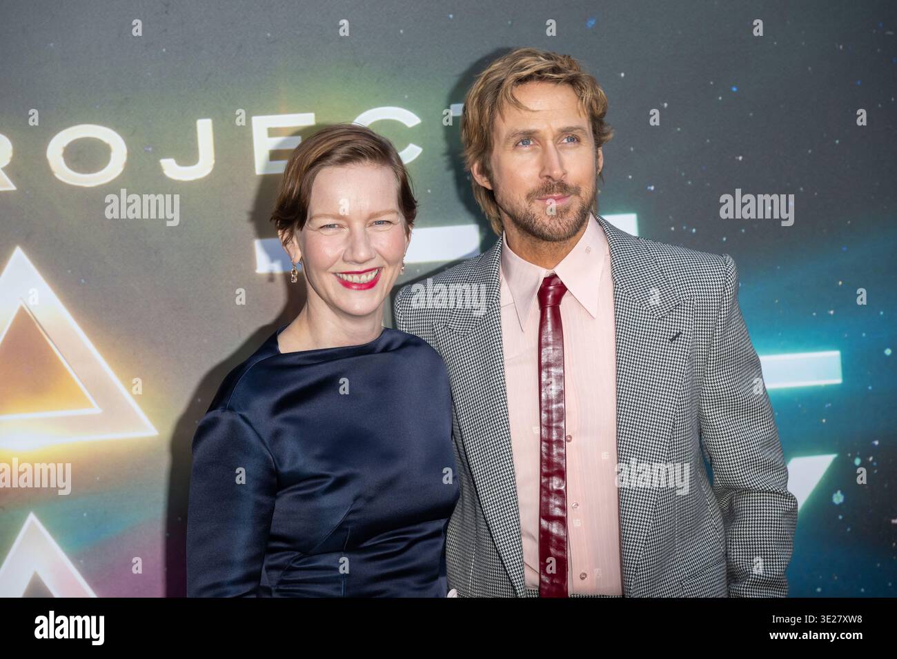 NEW YORK, NEW YORK - MARCH 18: (L-R) Sandra Hüller and Ryan Gosling ...