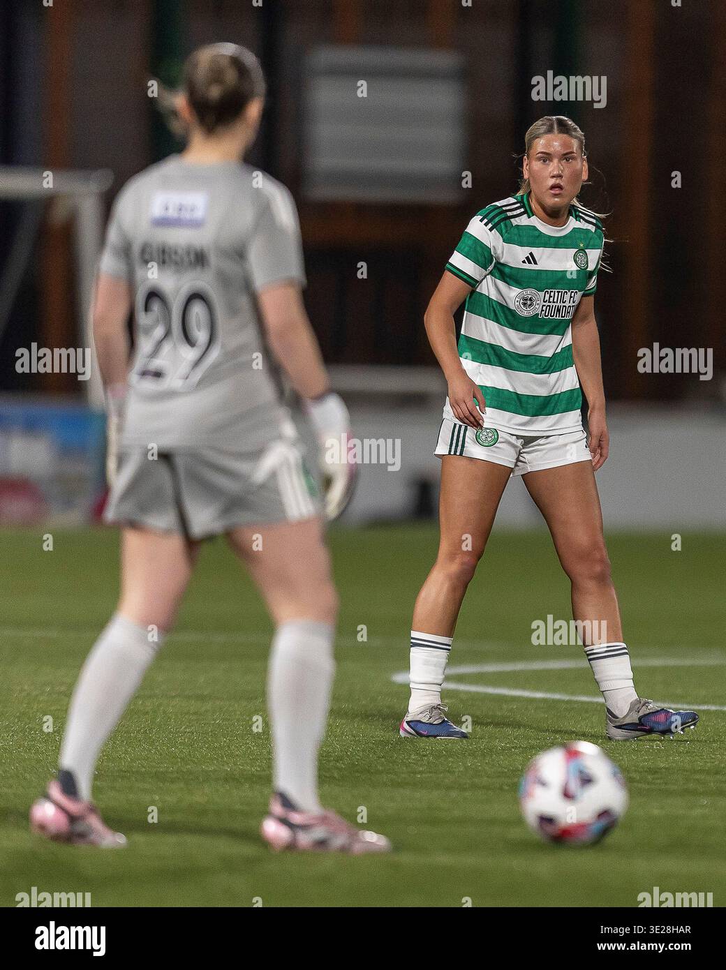 Hamilton, Scotland. 18 March 2026. Poppy Pritchard of Celtic FC during ...