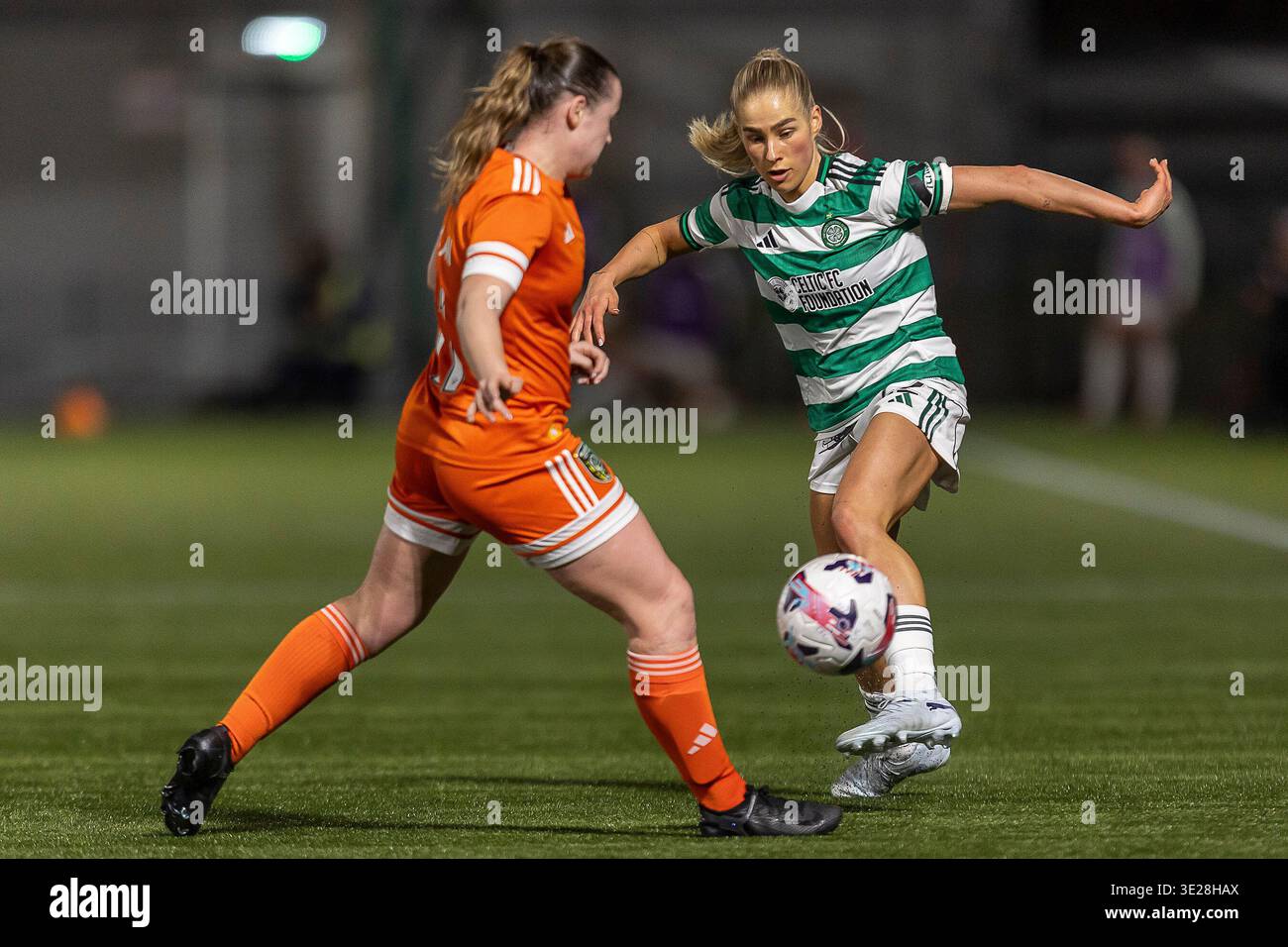 Hamilton, Scotland. 18 March 2026. Tara O'Hanlon of Celtic FC during ...