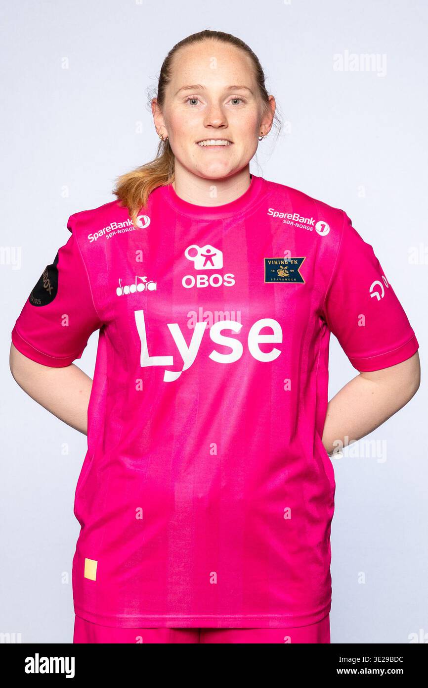 Stavanger 20260313. Portrait of Vikings goalkeeper Beate Engeli. Photo ...