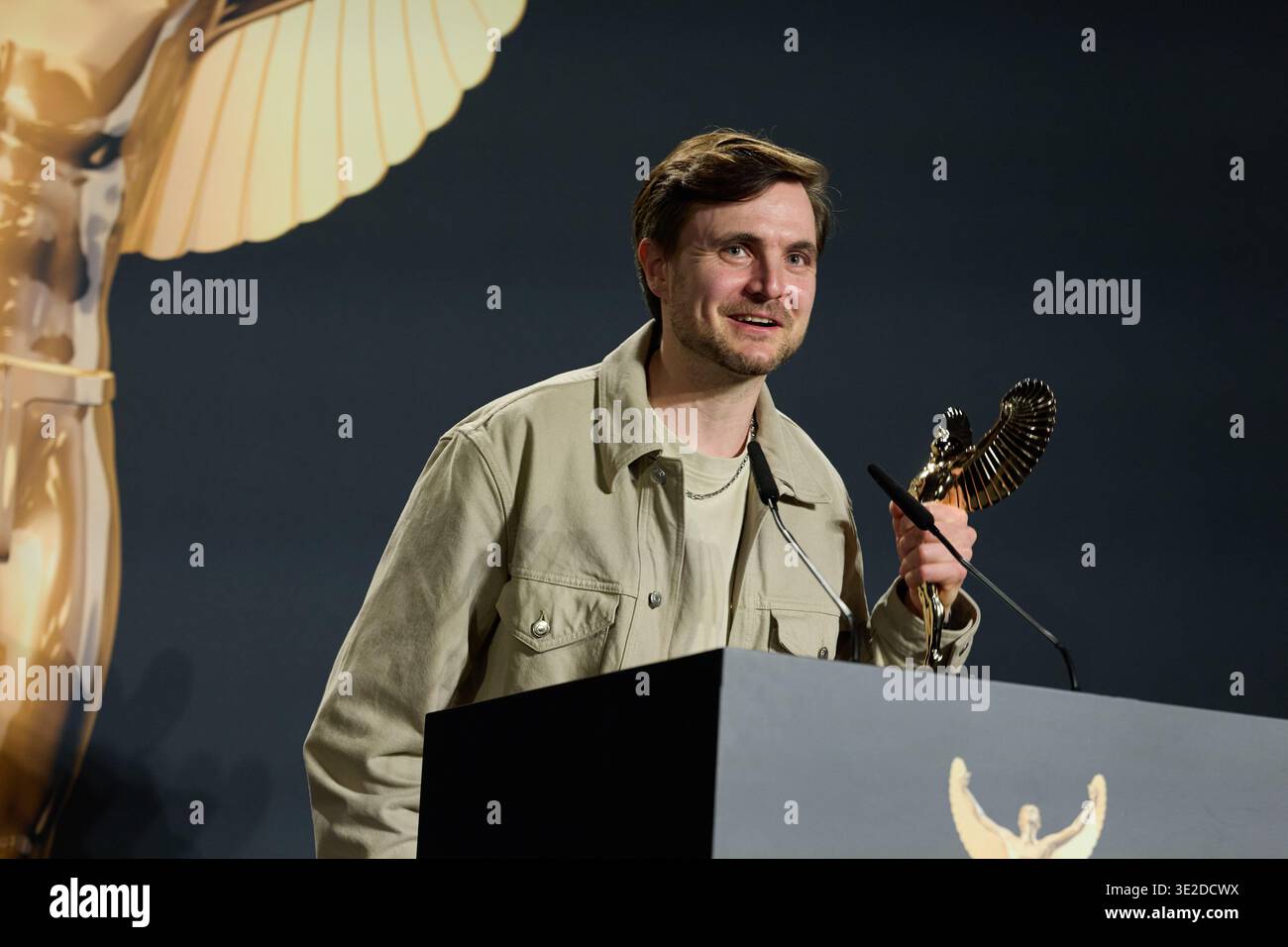 19 March 2026, Hamburg: One of the winners in the Best Actor category ...