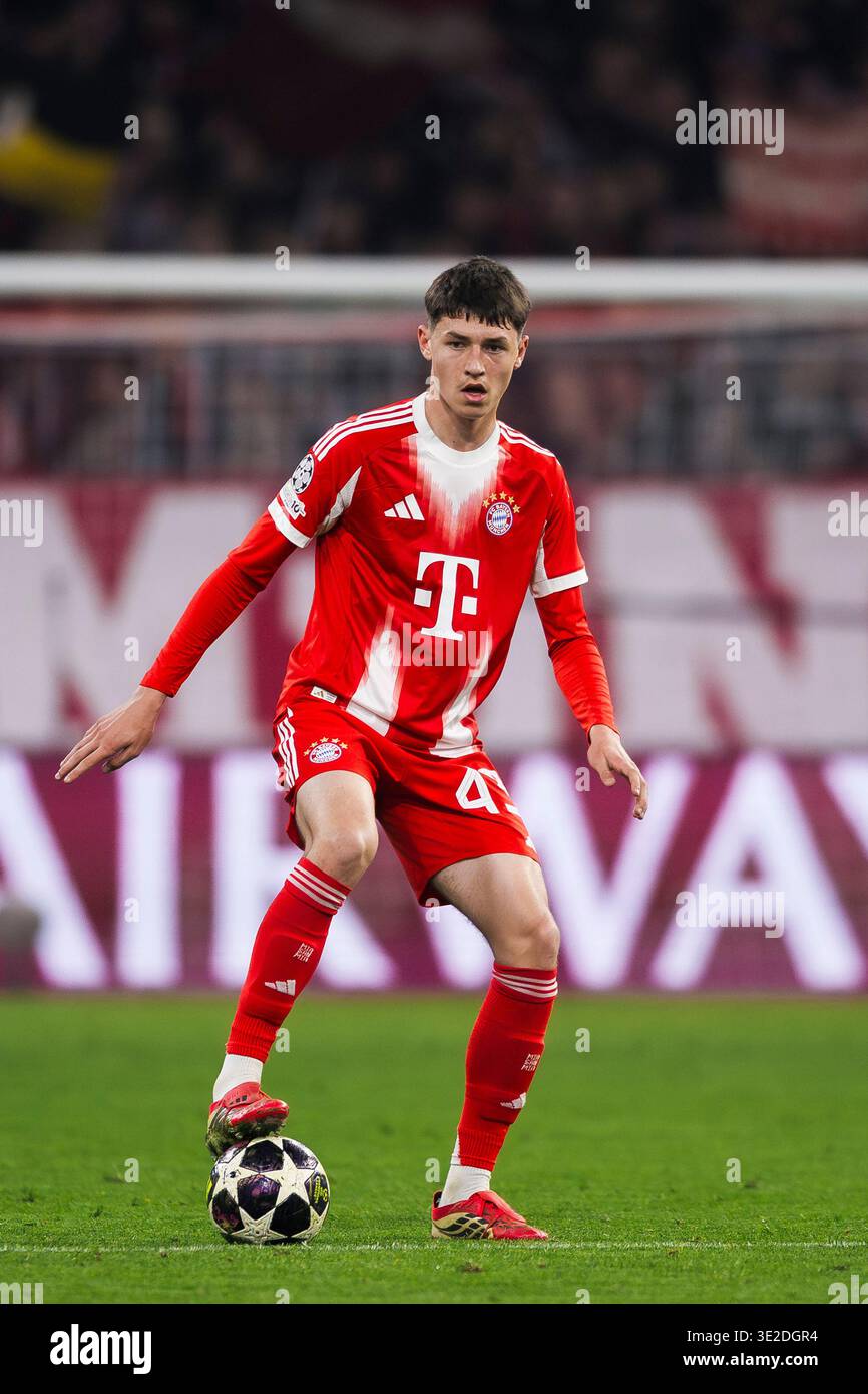 Filip Pavic of FC Bayern Munchen in action during the UEFA Champions ...