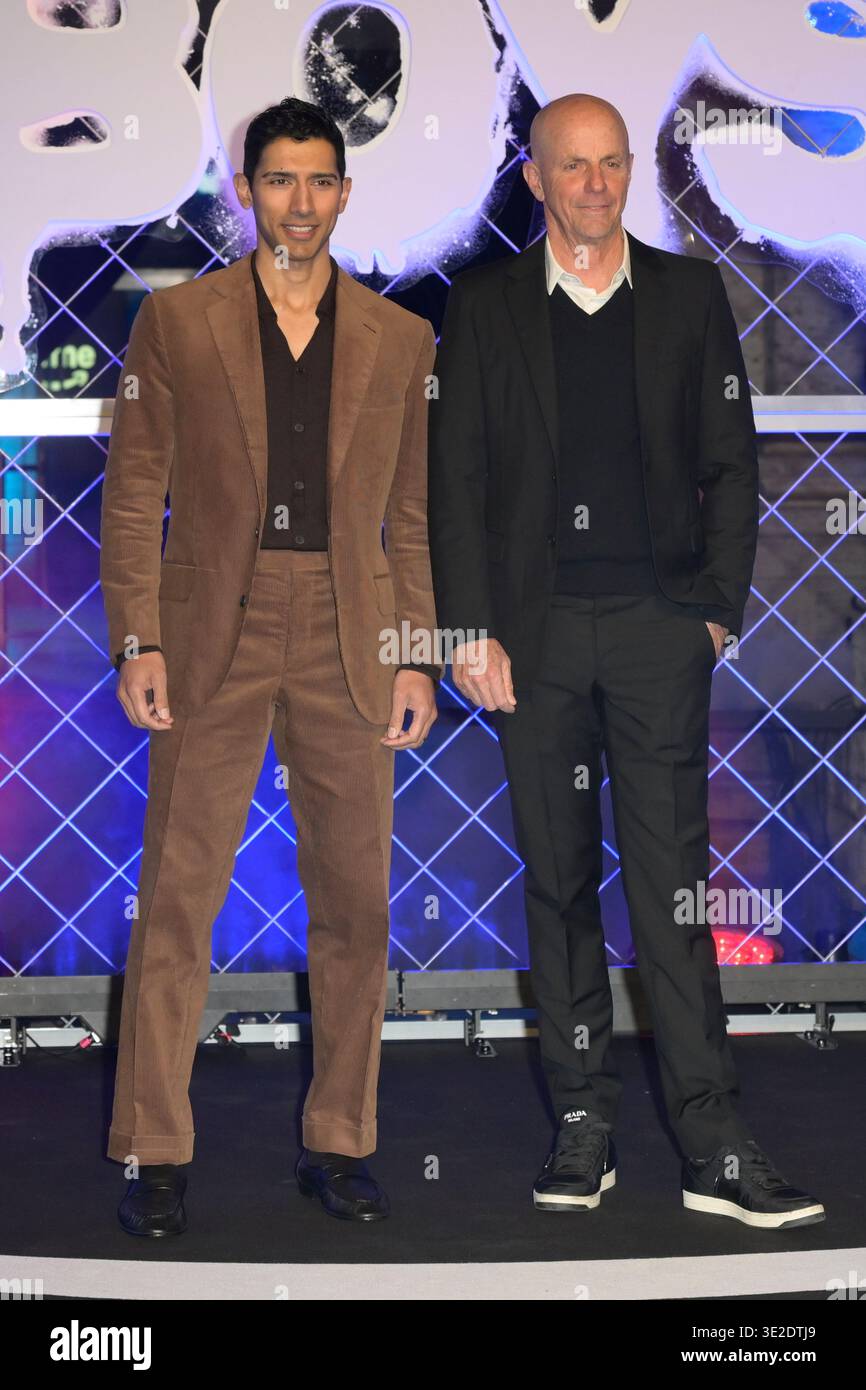 Pavun Shetty (l) and Neal H. Moritz (r) attend the world premiere of ...