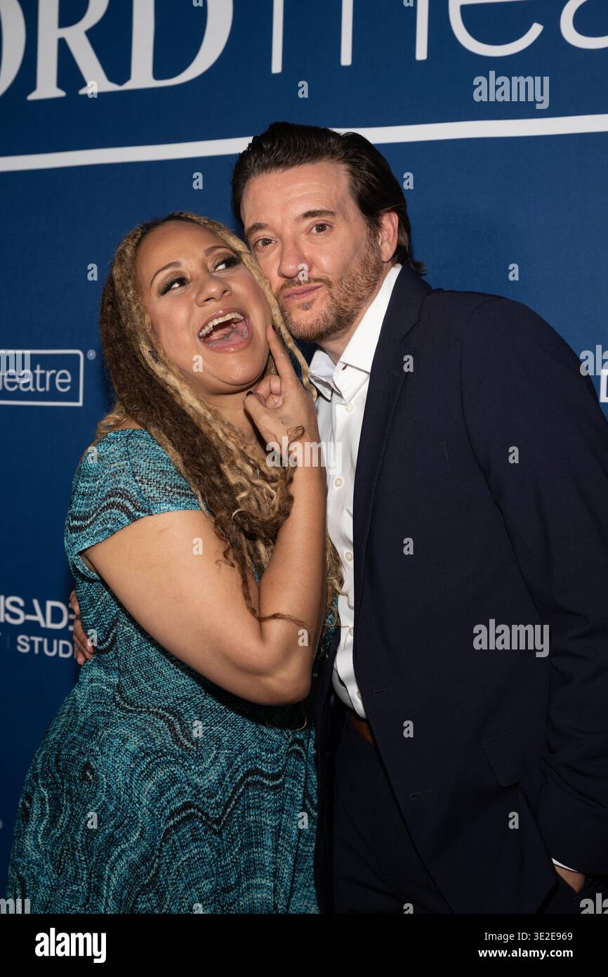 Actress / Singer Tracie Thoms, Actor Jason Butler Harner attends ...